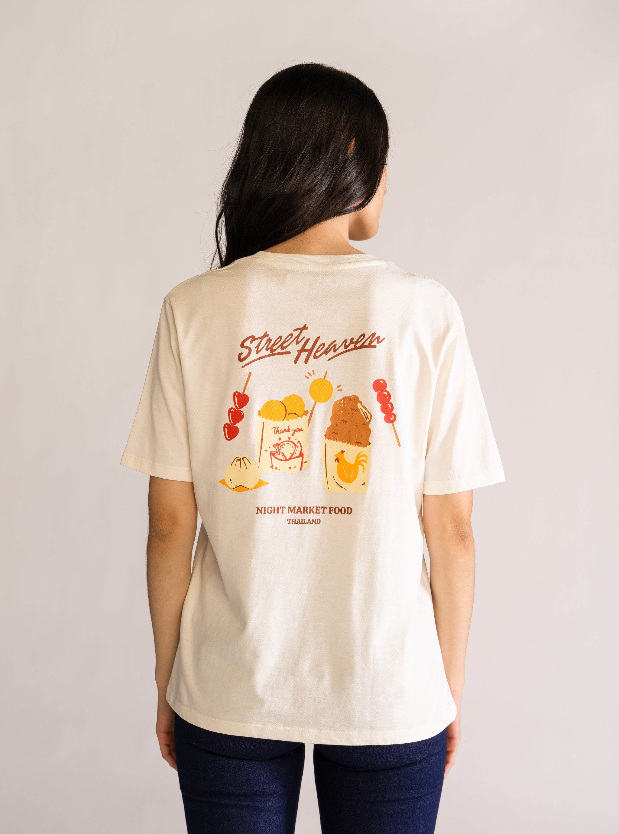On The Go Oversized Playera, Crema