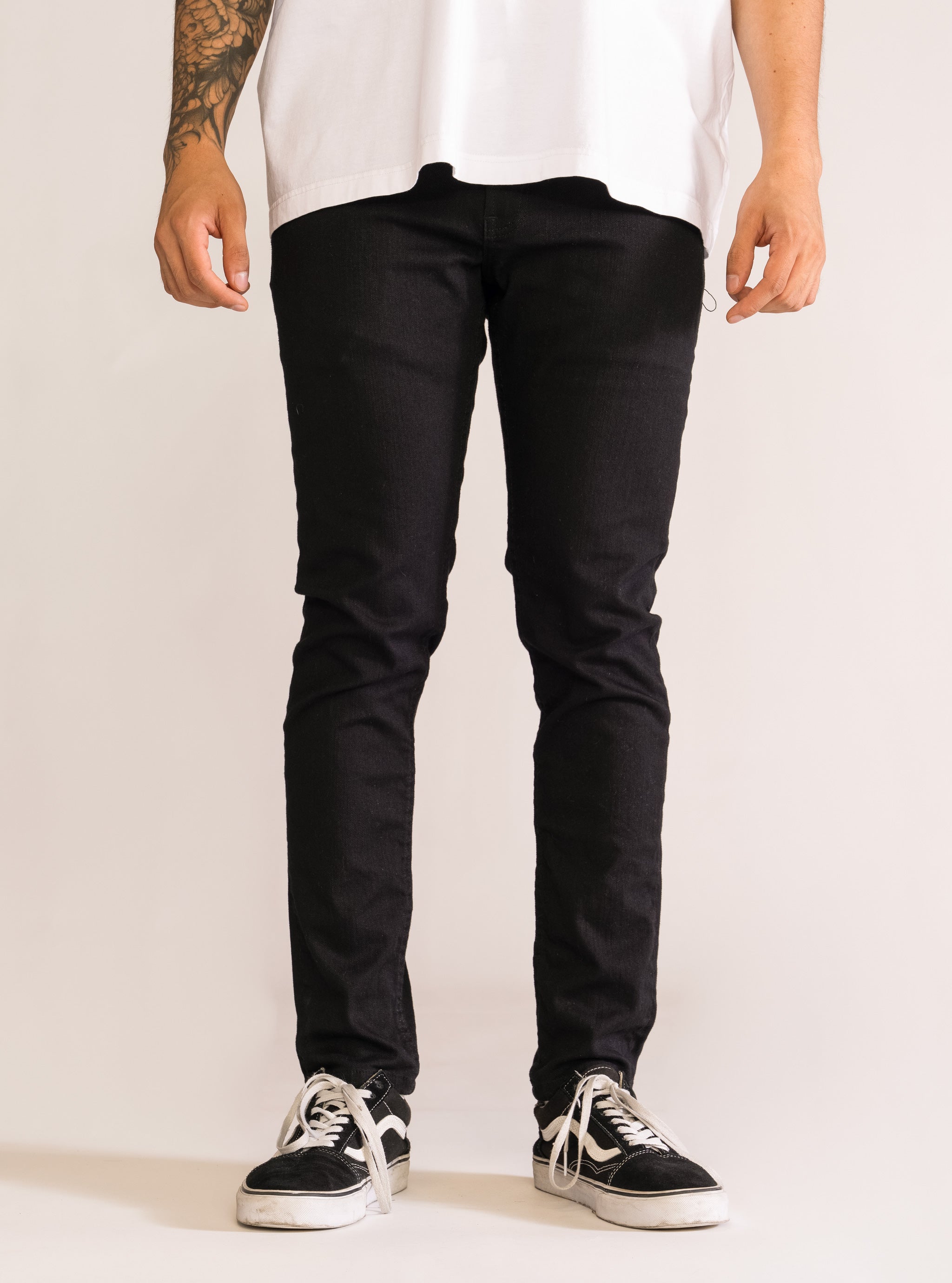 Basic Skinny Jeans, Negro
