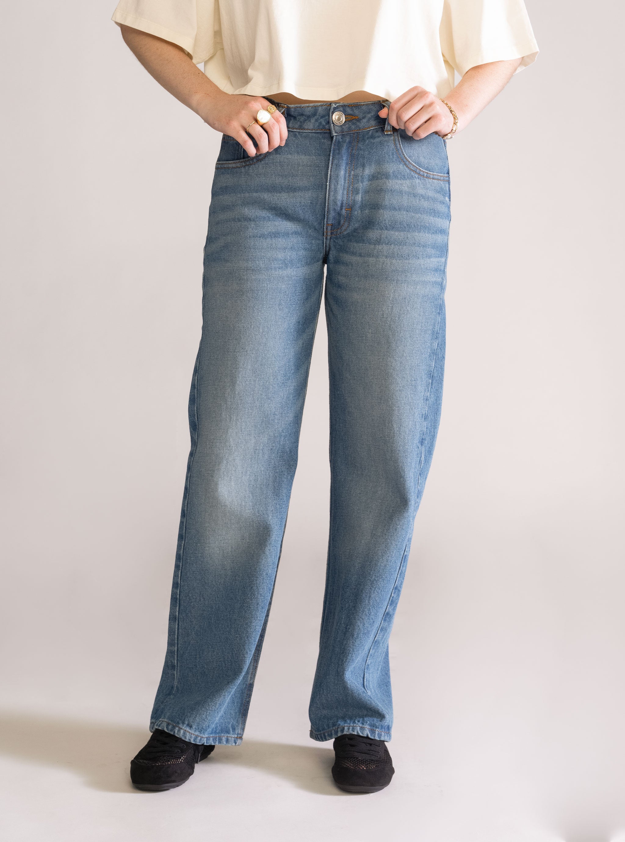Smooth Operator Straight Jeans, Azul Marino