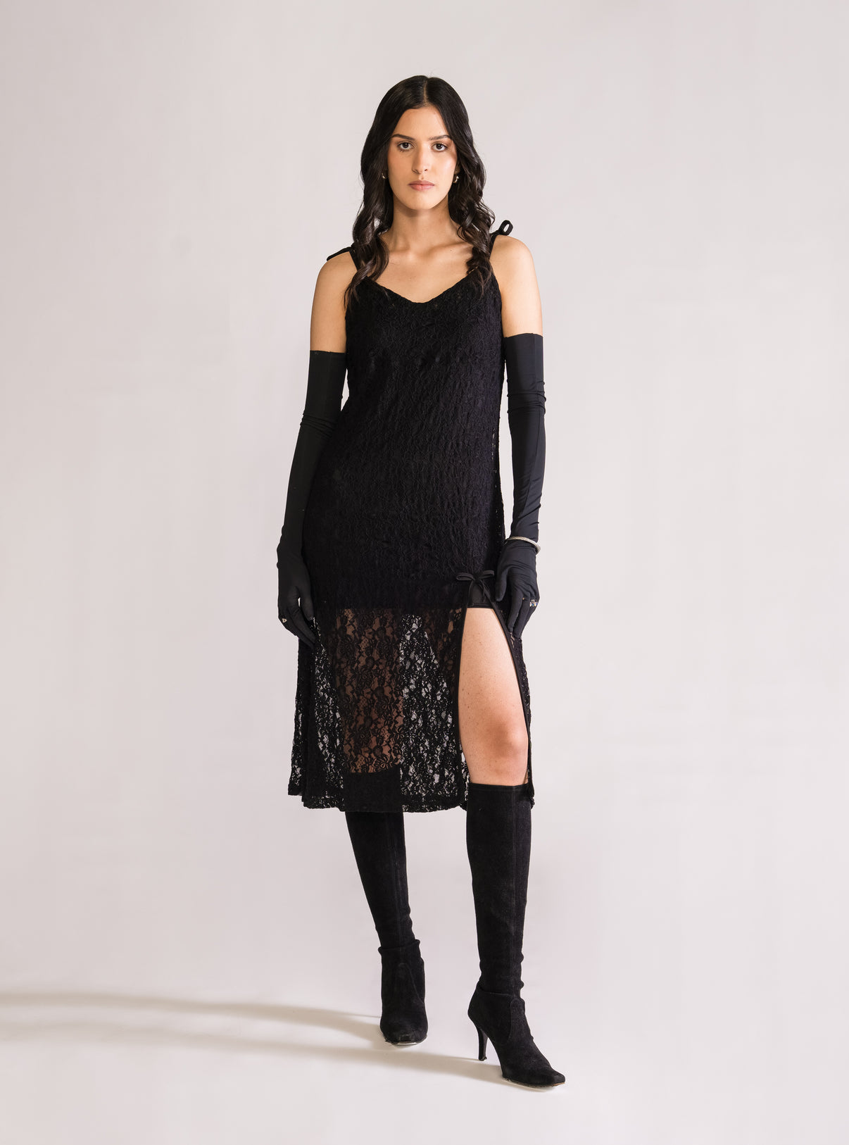 Dangerous Lady Vestido, Negro
