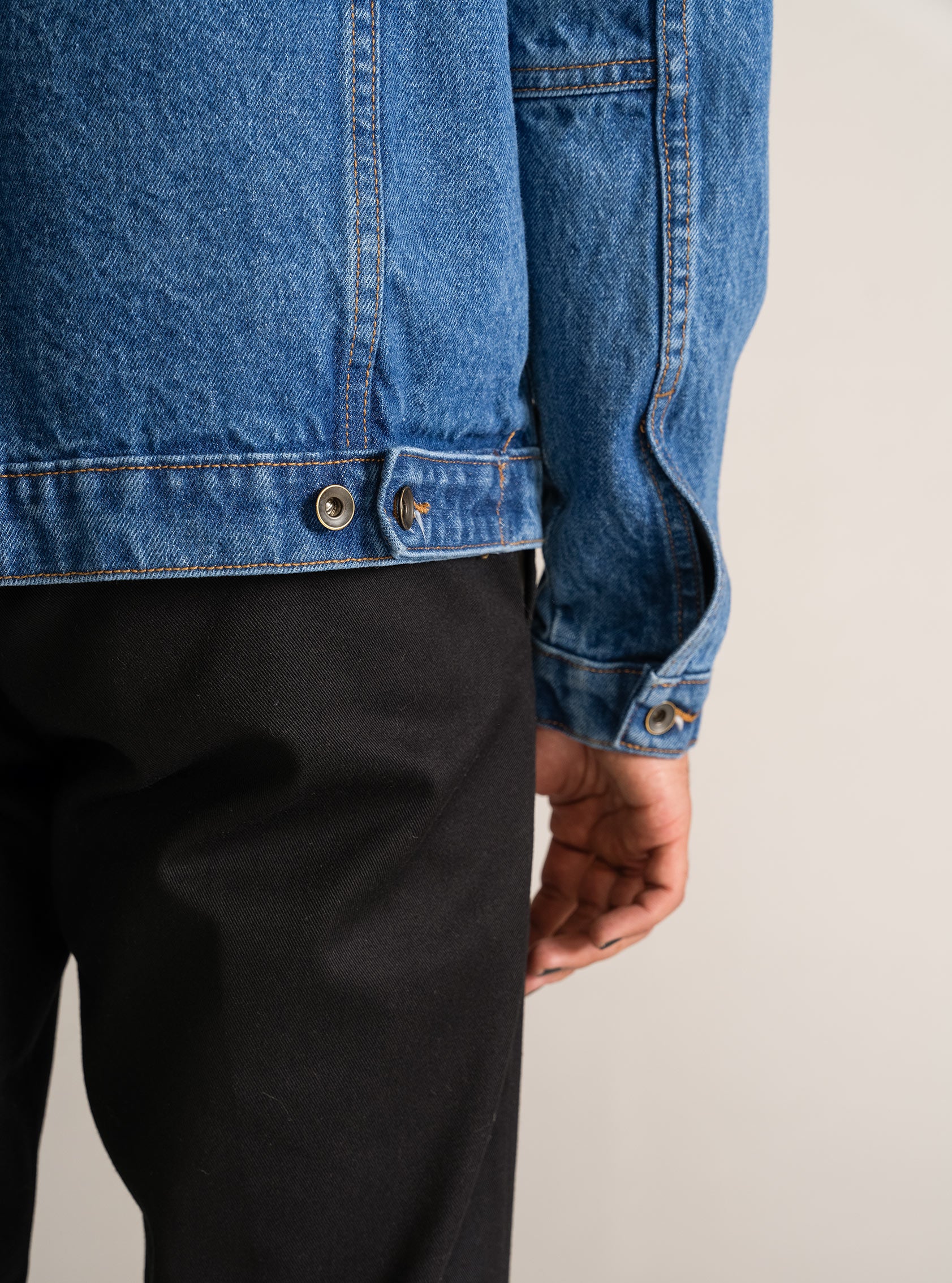Classic Denim Jacket, Azul Claro