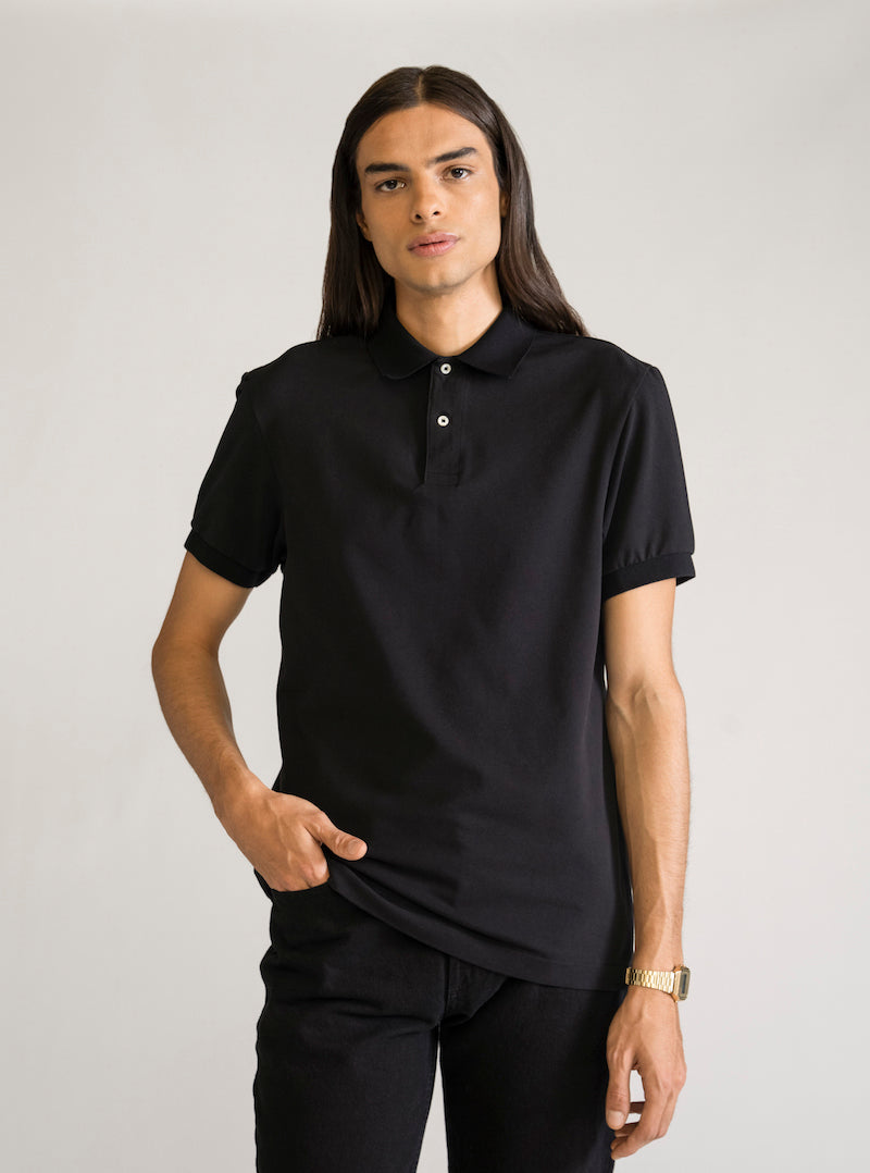 Basic Polo Premium, Negro